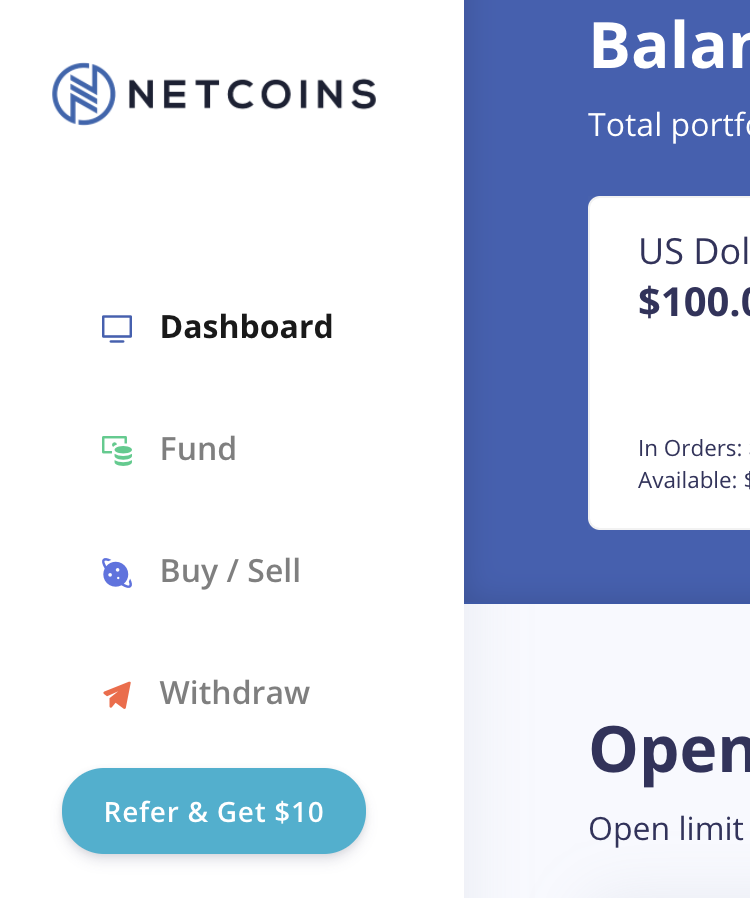 Account Funding - Dollars – Netcoins